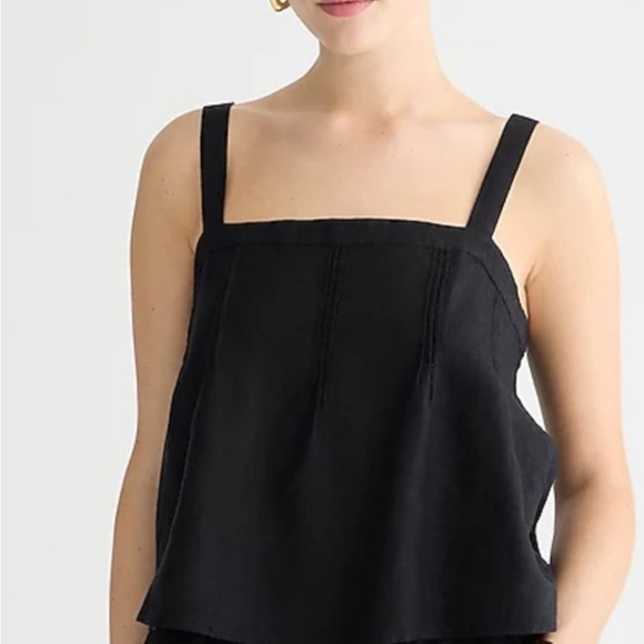 J. Crew | Tops | J Crew Black Boxy Tank Top | Poshmark